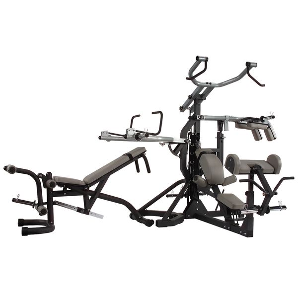 FitnessZone: Body-Solid SBL460P4 Freeweight Leverage Gym Package