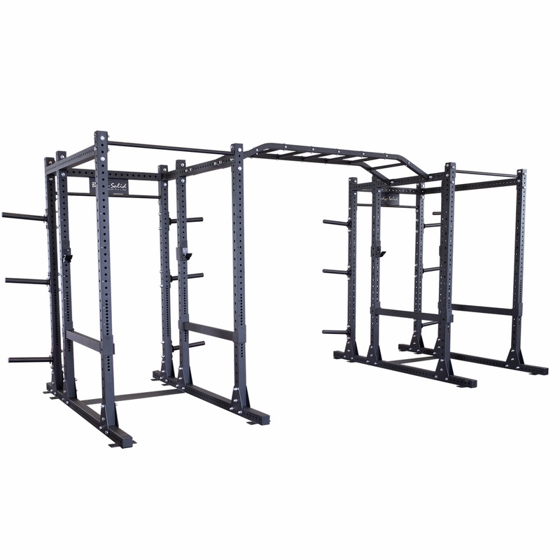 FitnessZone: Body-Solid SPR1000DBBACK Double Extended Power Rack Package